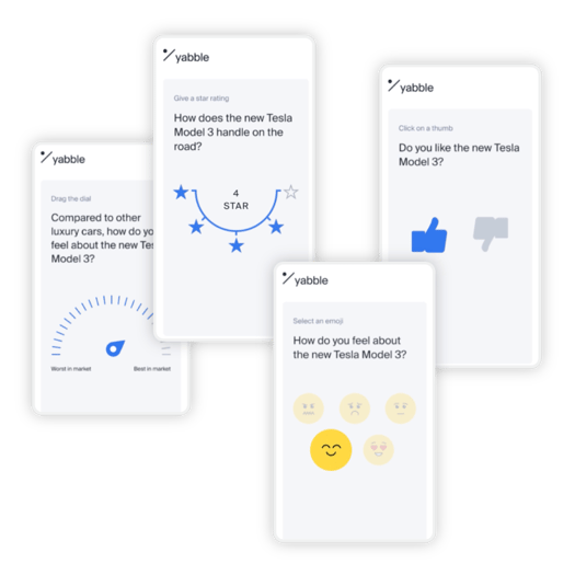 Survey & Audience Tools | Yabble