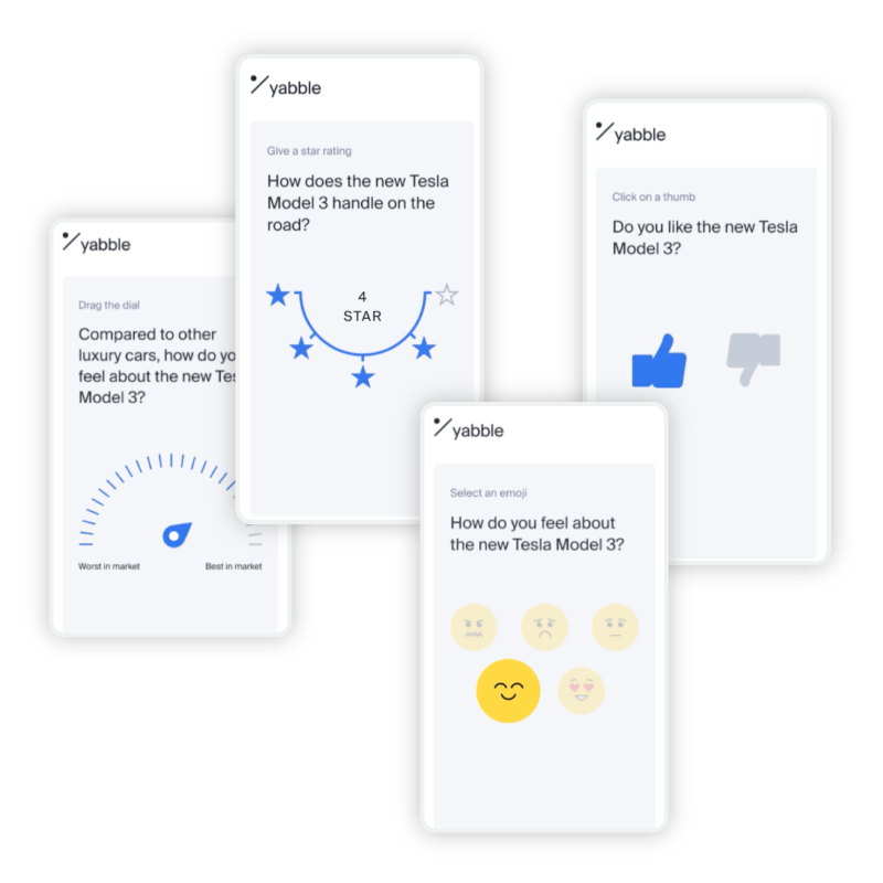 Survey & Audience Tools | Yabble